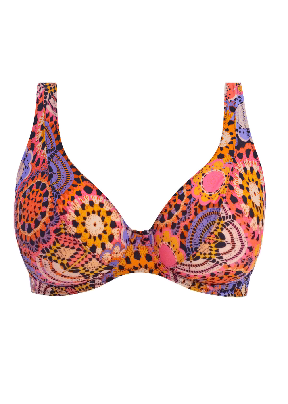 Santiago Nights Multi High Apex Bikini Top From Freya